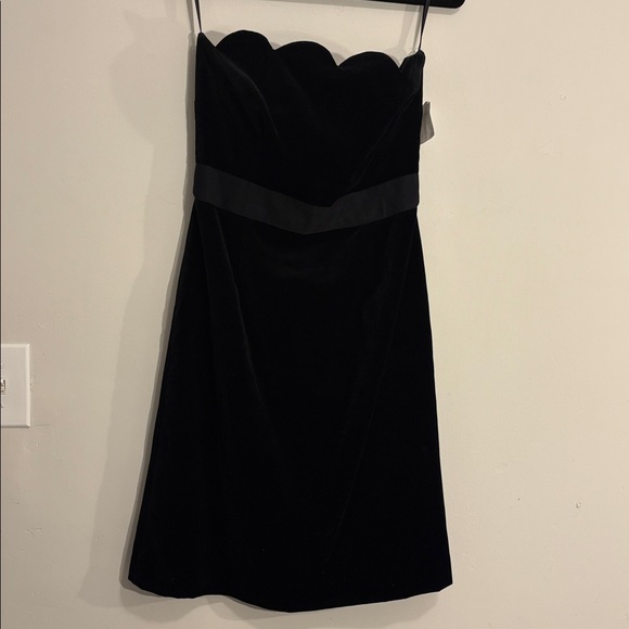 Milly of New York | Dresses | Milly Of Ny Scalloped Velvet Midi ...
